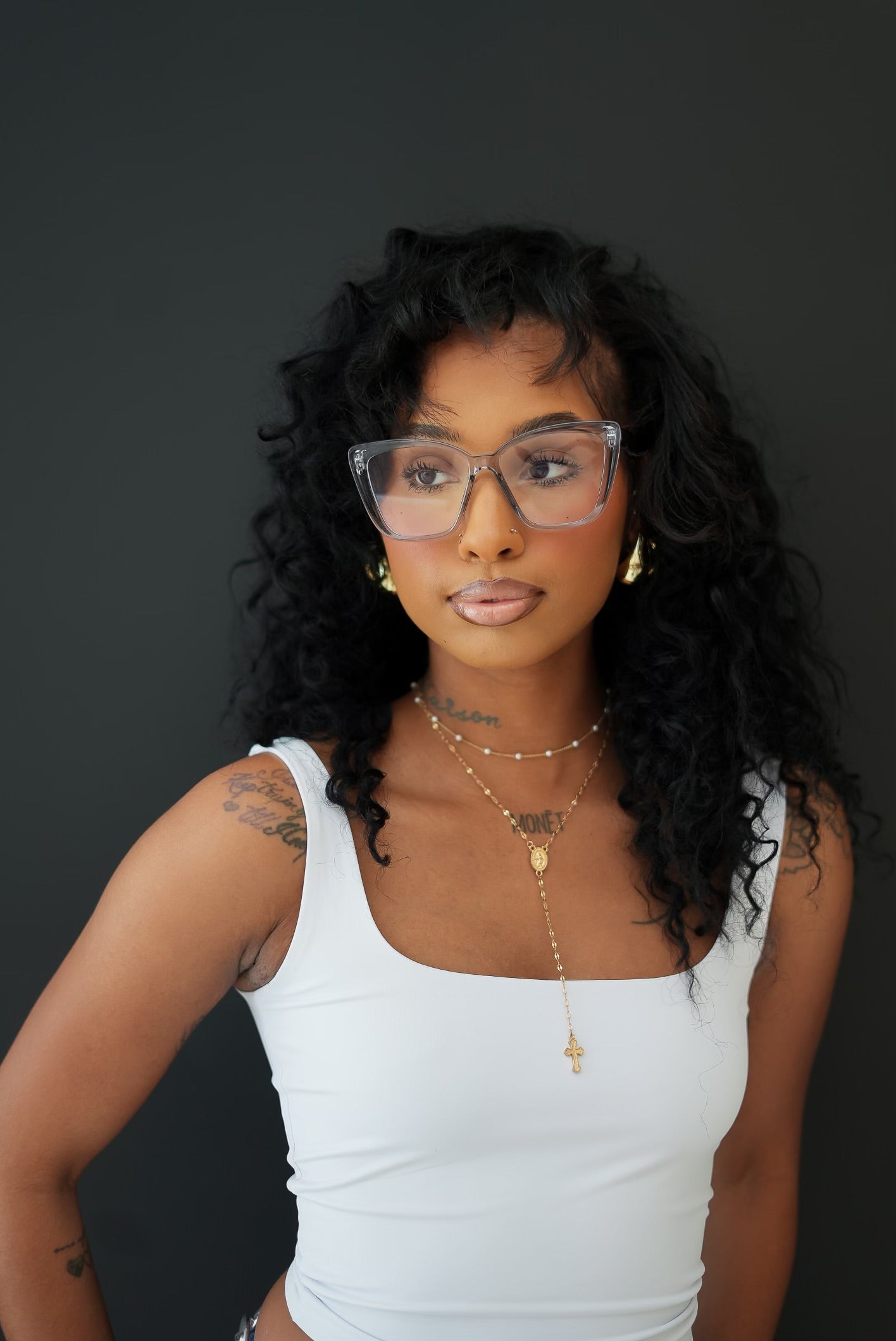 Clear Anti Blue Light Frames – Golden Chic®